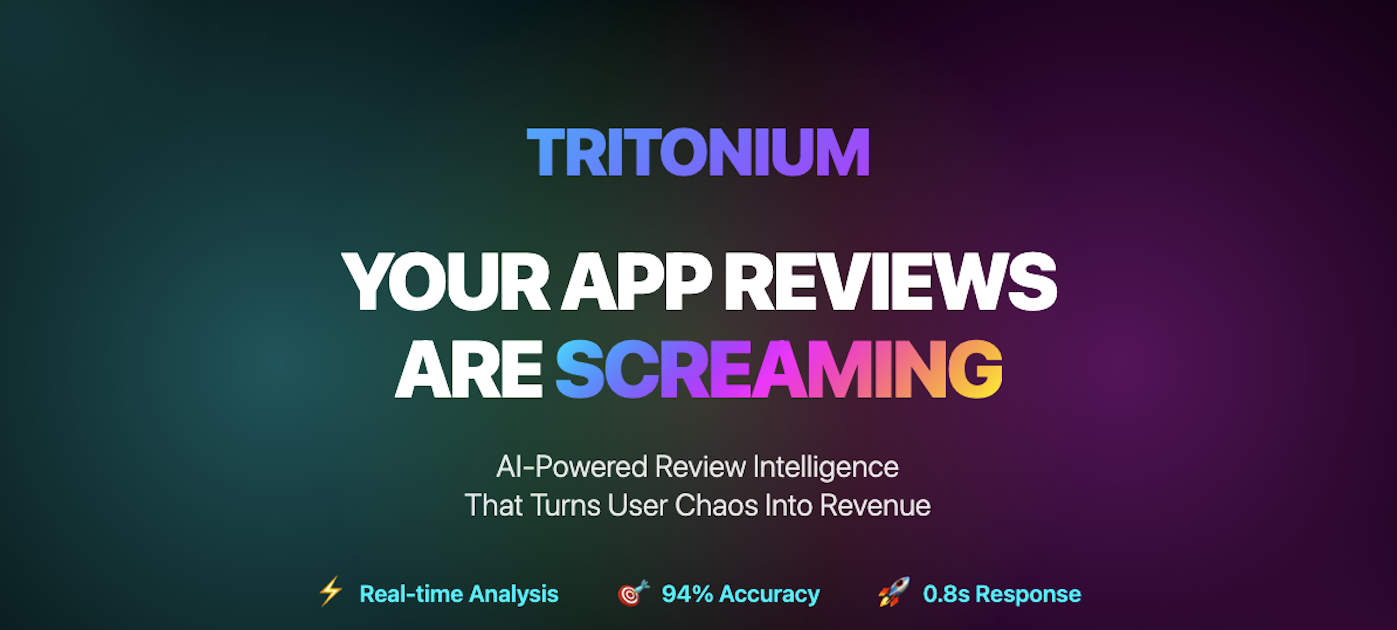 Tritonium – AI App Intelligence
